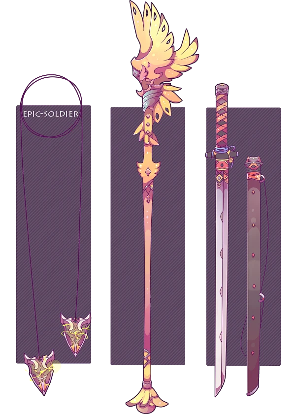 Weapon commission 57 : A custom weapon commission for TheMoonlitPrince ...