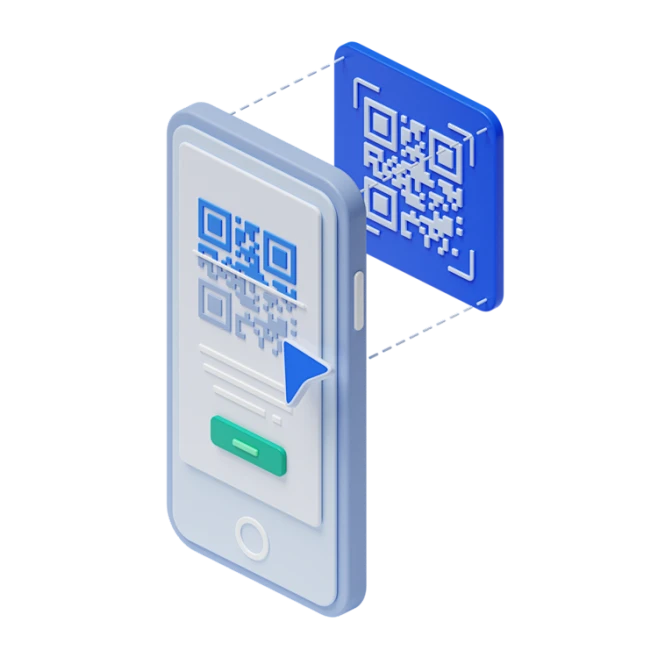 QR Code Scanning 扫码 金融办公类 3D图标 PNG免抠 C4D渲染图片_C端-海报图片素材-花瓣网