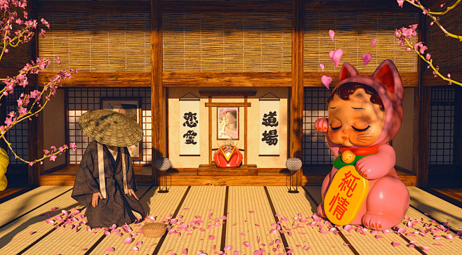 Innocent cat IP DESIGN/招纯情猫-花瓣网