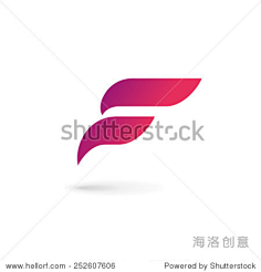 标志-字母-F-花瓣网|陪你做生活的设计师 | esign. Creative color symbol. Luxury letter F ...