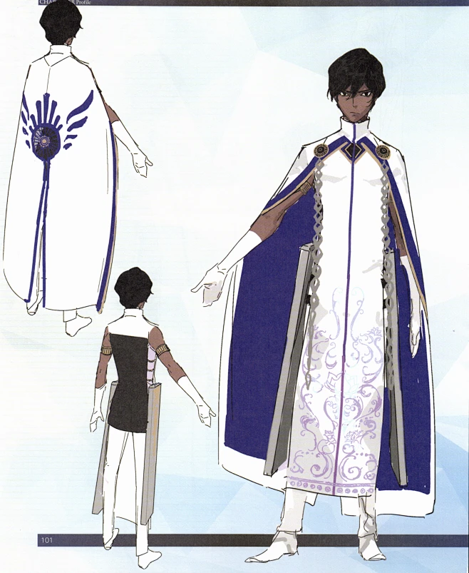 《FGO material》官方角色设定集_看图_fategrandorder吧_百度贴吧-花瓣网