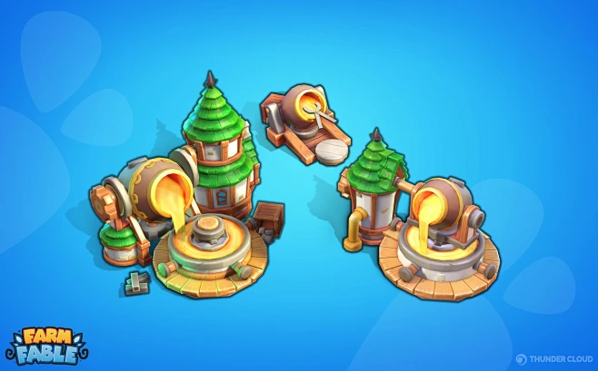 Farm Fable - Character Set 1, Thunder Cloud Studio : A set of ...