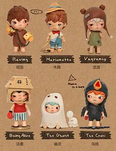 其中包括图片：POPMART泡泡玛特HIRONO THE OTHER ONE 小野系列盲盒手办玩具礼物-淘宝网-花瓣网