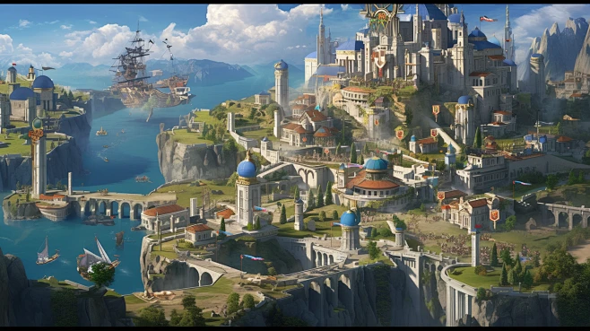 francislong__Game_scene_an_SLG-type_main_city_close-up3d_ancien ...