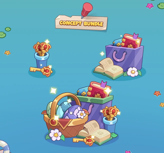 cartoon design UI/UX ui design concept art game ui user interface ...