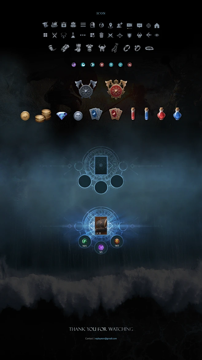 Vikings | MMORPG game UI concept design : This project is game UI ...