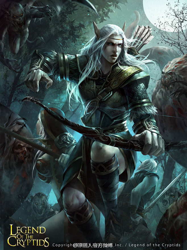 万智牌卡牌插画Legend of the cryptids来自cgbook.cn (1881)