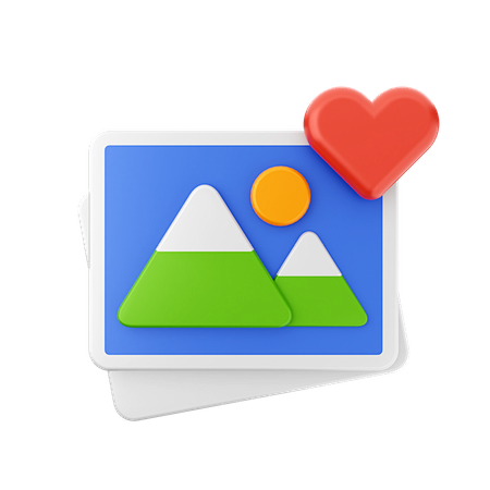 Love Picture 3D Icon
