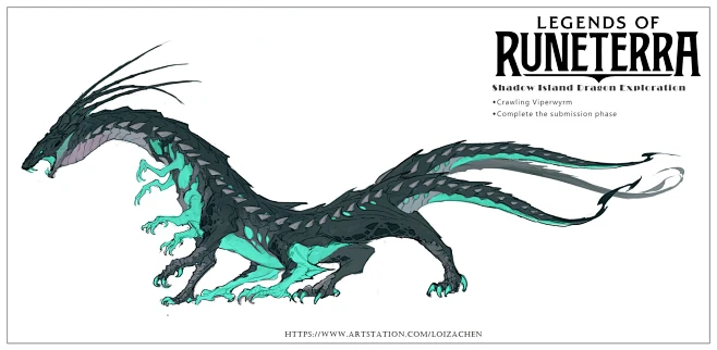 Crawling Viperwyrm Concept, Kudos Productions : Crawling Viperwyrm ...