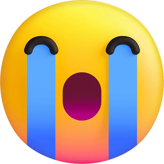 3D Stylized Crying Emoji-花瓣网