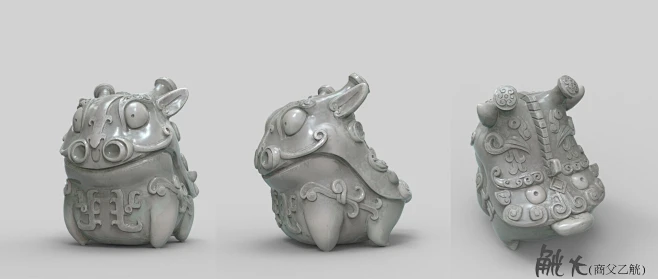 Q version of bronze artifacts, minjin ni : sending my work for the ...