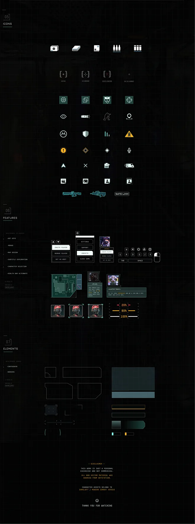 DeadLine - Multiplayer FPS UI Concept on Behance-花瓣网
