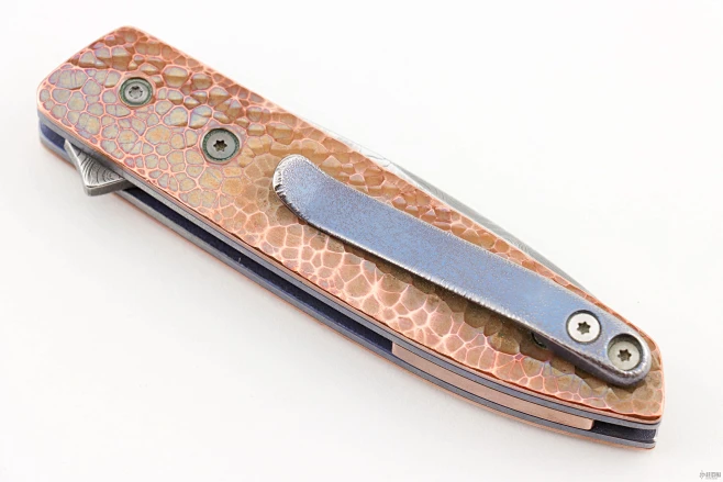 Splinter - Hammered Copper and Damascus : This Splinter by Tom Krein ...
