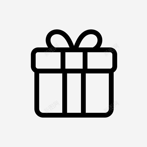 礼品盒礼盒庆典图标 标志 UI图标 设计图片 免费下载 页面网页 平面电商 创意素材