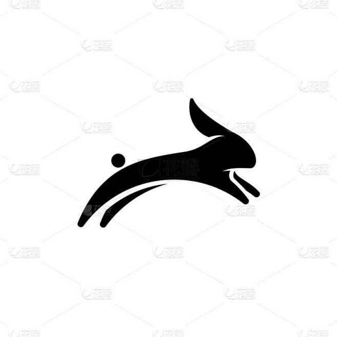 兔子图标模板矢量图解设计