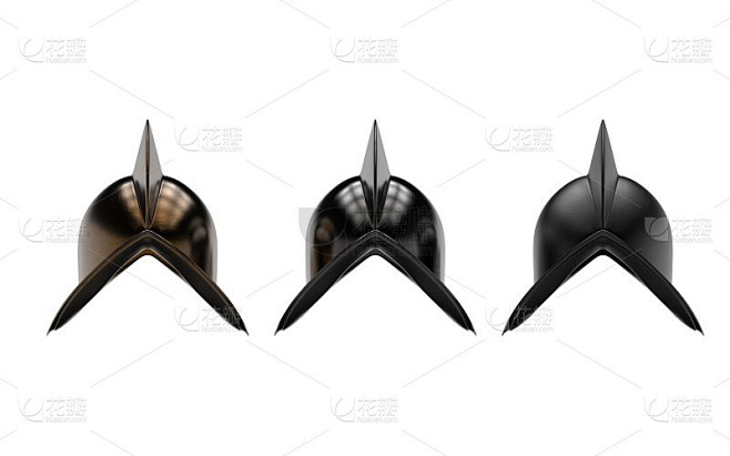 中世纪Morion头盔的3d渲染