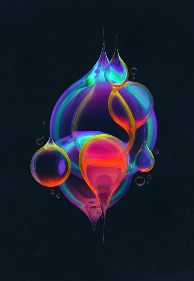 beeple: PONTIX.F COLOR DROPS-花瓣网