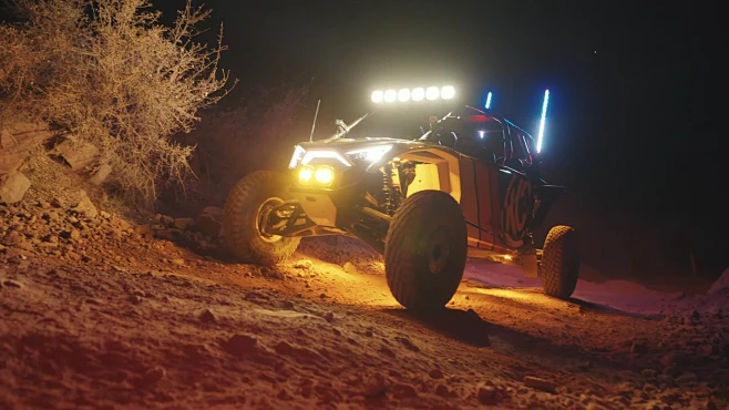 Polaris RZR Turbo R Build - Night Ride with KC HiLiTES® Lighting _ KC ...
