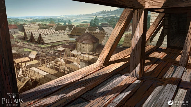 The Pillars of the Earth - Kingsbridge Roof, Sebastian Wagner : This is ...