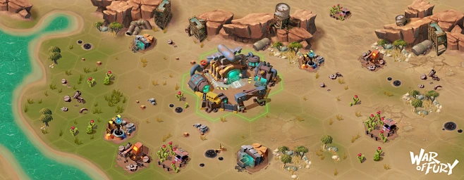 SLG game concept design-花瓣网