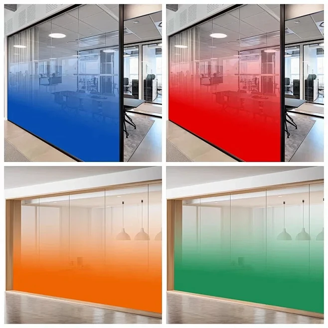 彩色渐变玻璃膜 总有一种适合您