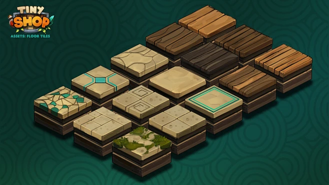 Shop floor tiles-花瓣网