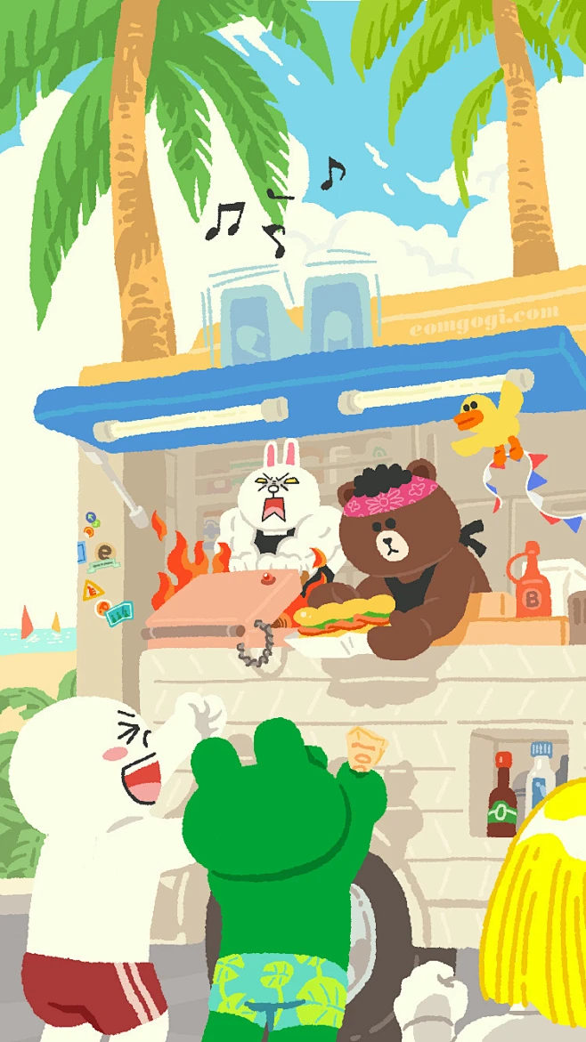 LINE Friends Fan art : 라인프렌즈 팬아트-花瓣网