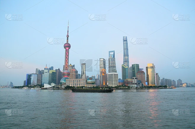 上海浦东陆家嘴大厦素材-花瓣网