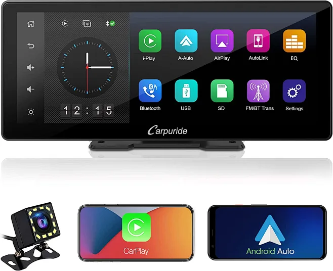 Amazon.com: Carpuride w103 Portable Smart Multimedia Dashboard Console ...