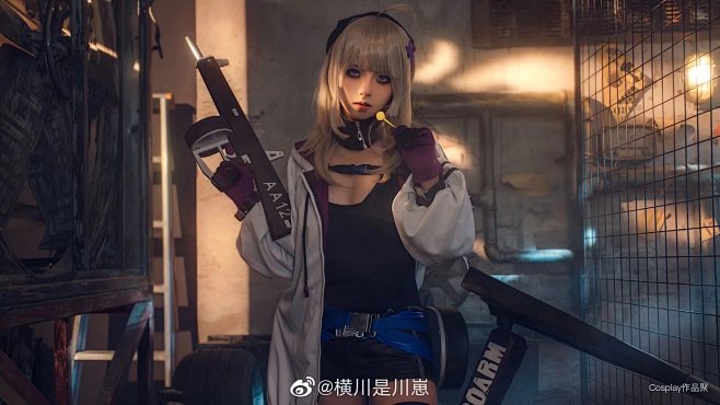 #少女前线# AA12 【像原始人那样动用武力实在太蠢了，身为先进的人形，就该用先进的方式解决问题。】 AA12：@横川是川崽
