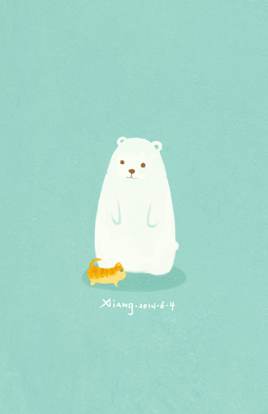 卤猫 插画动图 oamul 190