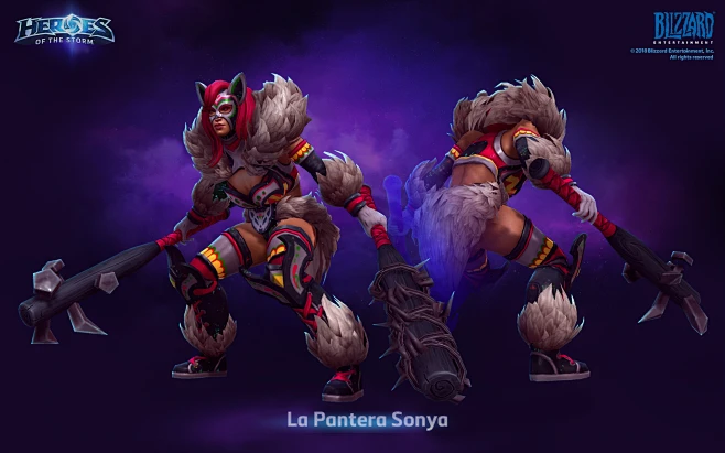 La Pantera Sonya- Heroes Of The Storm, Dan Pingston : Skin for HOTS ...