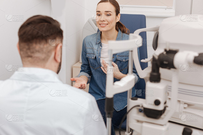 欢乐,女人,舒服,角膜,视网膜,近视,验光师,直升机,拉布拉多犬,鸢尾