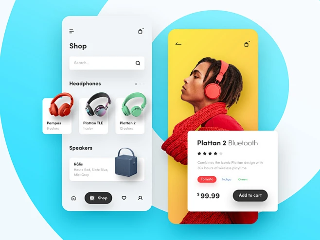 Urbanears - Headphones App Store minimal sound music shopping app ...