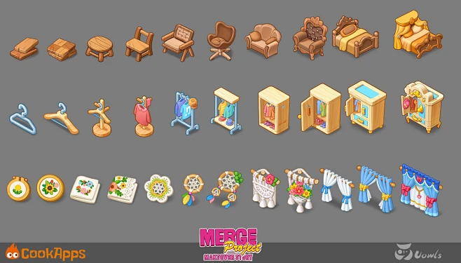 Icons upgrade for merge game-花瓣网