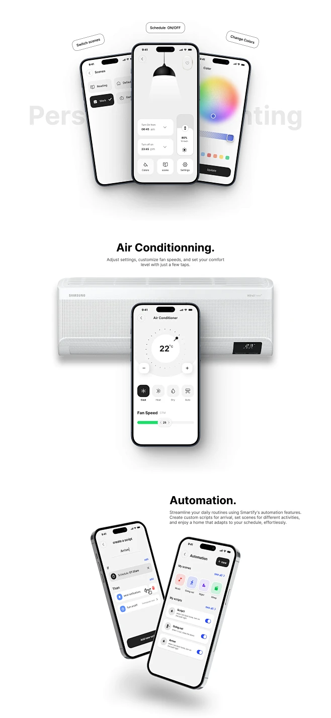Smart home automation UI/UX ui design ux IoT security Smart Home UX ...