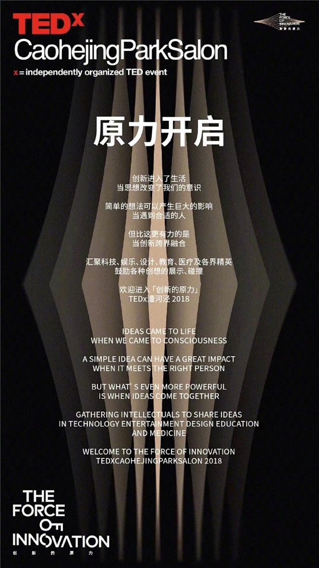 TEDx海报设计大赏。