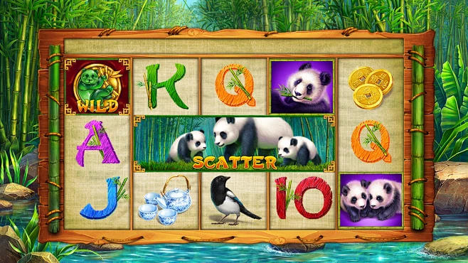 Slot machine - "Panda" : Development of backgrounds, symbols and ...