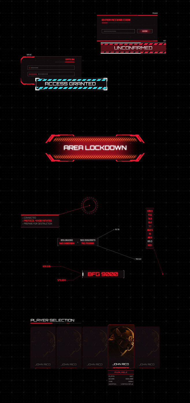 HUD Game Elements - 2