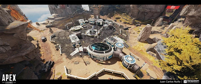 Apex Legends: Eclipse - Broken Moon - Lunar Habitat - Alpha Base-花瓣网