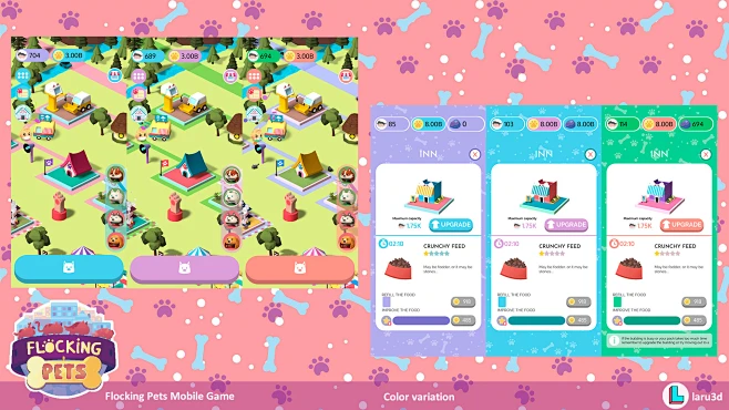 Pets Game UI Design-花瓣网