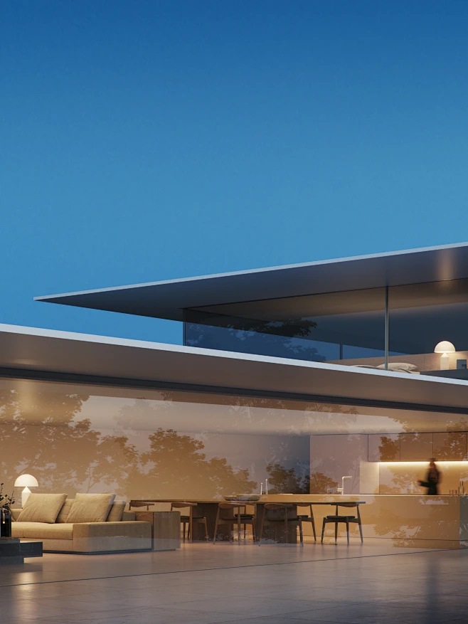 photoshop revit architecture visualization Render 3D vray 3ds max archviz-花瓣网