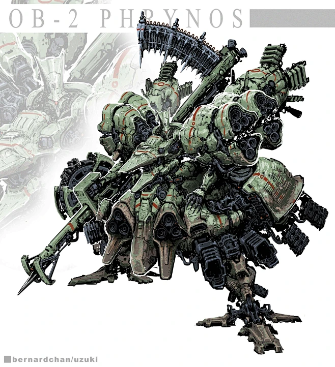 OB-2 Phrynos, Bernard Chan : OB-2 Phrynos by Bernard Chan on ArtStation.-花瓣网