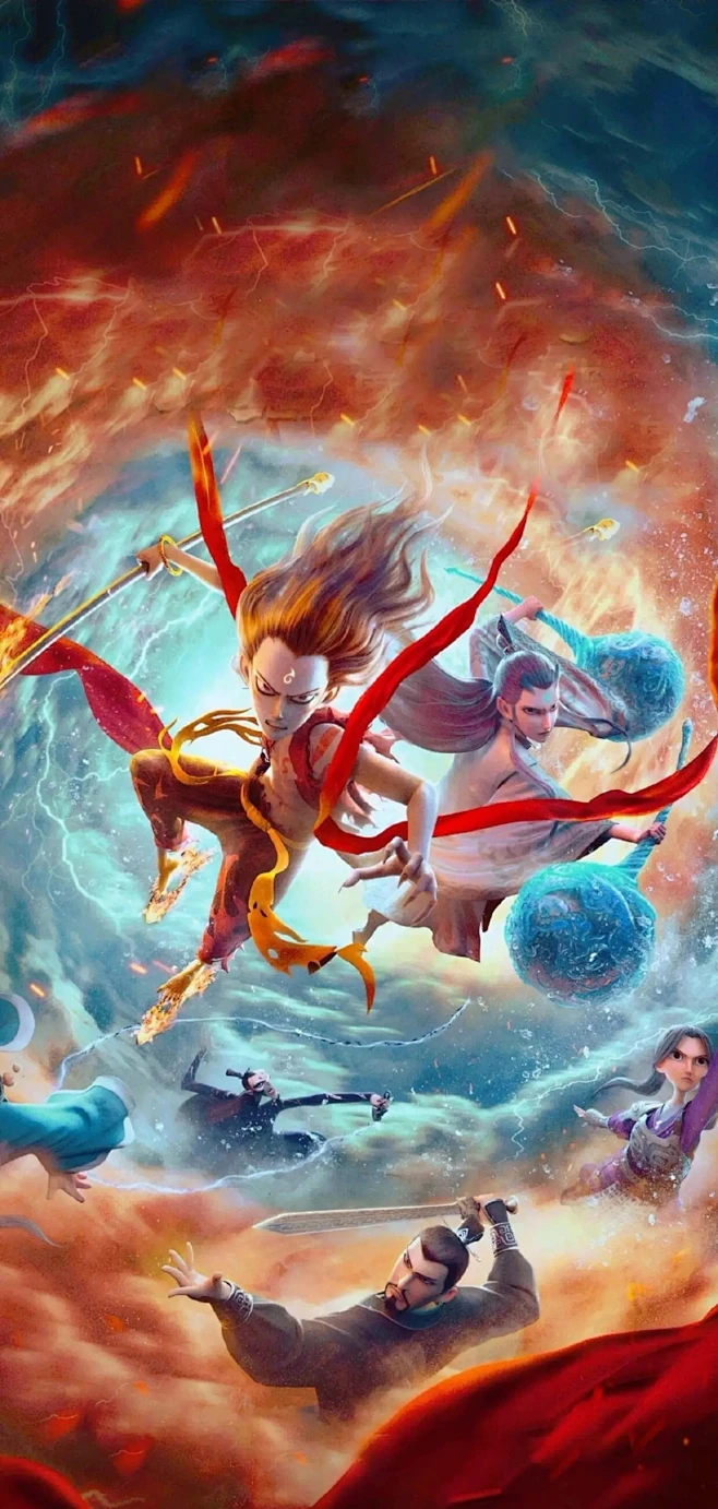 哪吒之魔童降世|高清壁纸|无水印-花瓣网