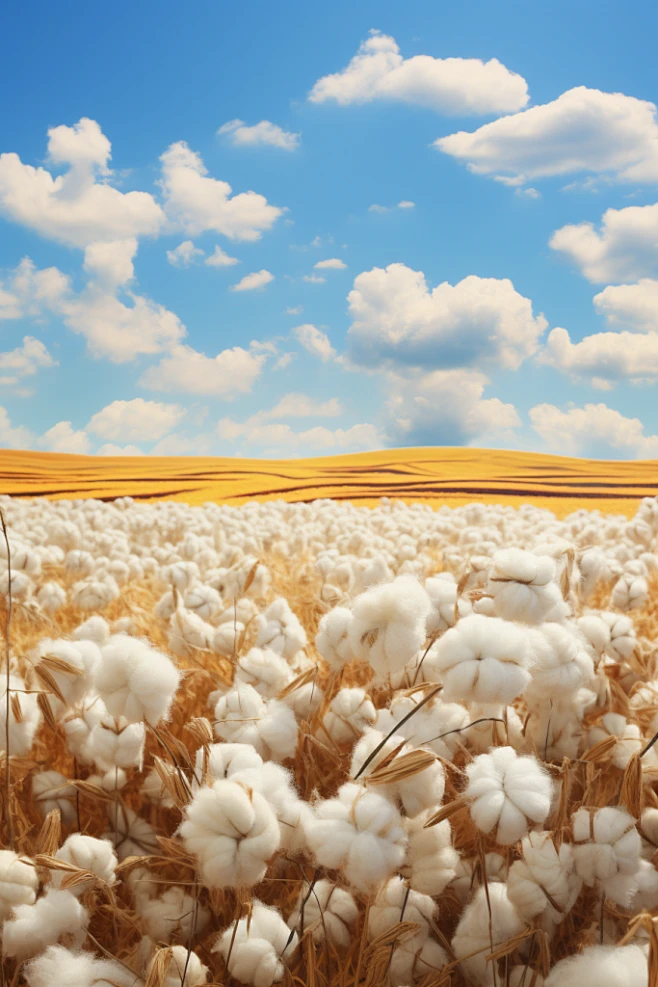 毛绒风秋季自然风景插画背景图-花瓣网