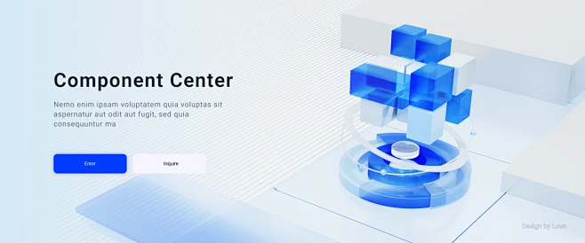 3D user interface UI-花瓣网