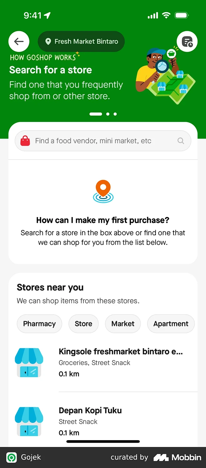 Gojek screen-花瓣网