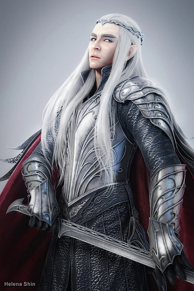 Thranduil - the Elvenking of Mirkwood (FanArt), Helena Shin : Thranduil ...