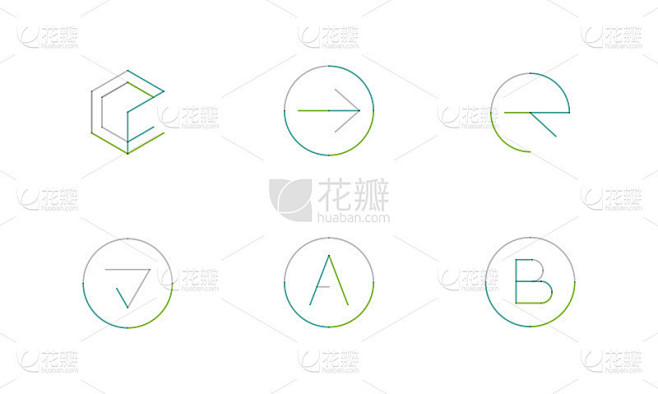 图标设置，细线干净的风格