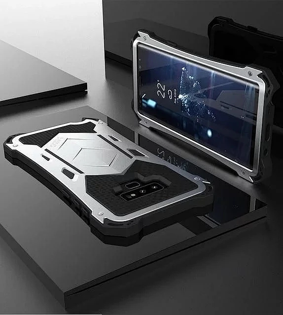 Metal Aluminum Armor Shockproof Case for Samsung Heavy Duty phone case ...